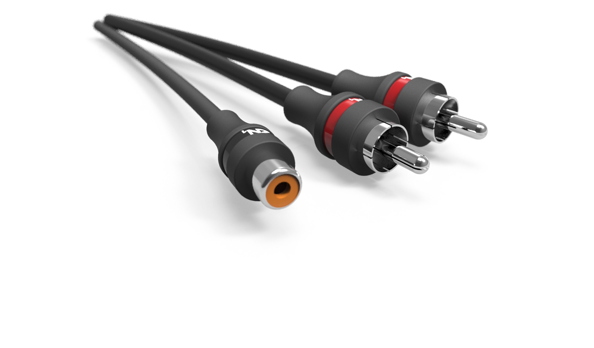 MTX Audio StreetWires Y-Adaptor Cable Female To Male - Cycle Gear
