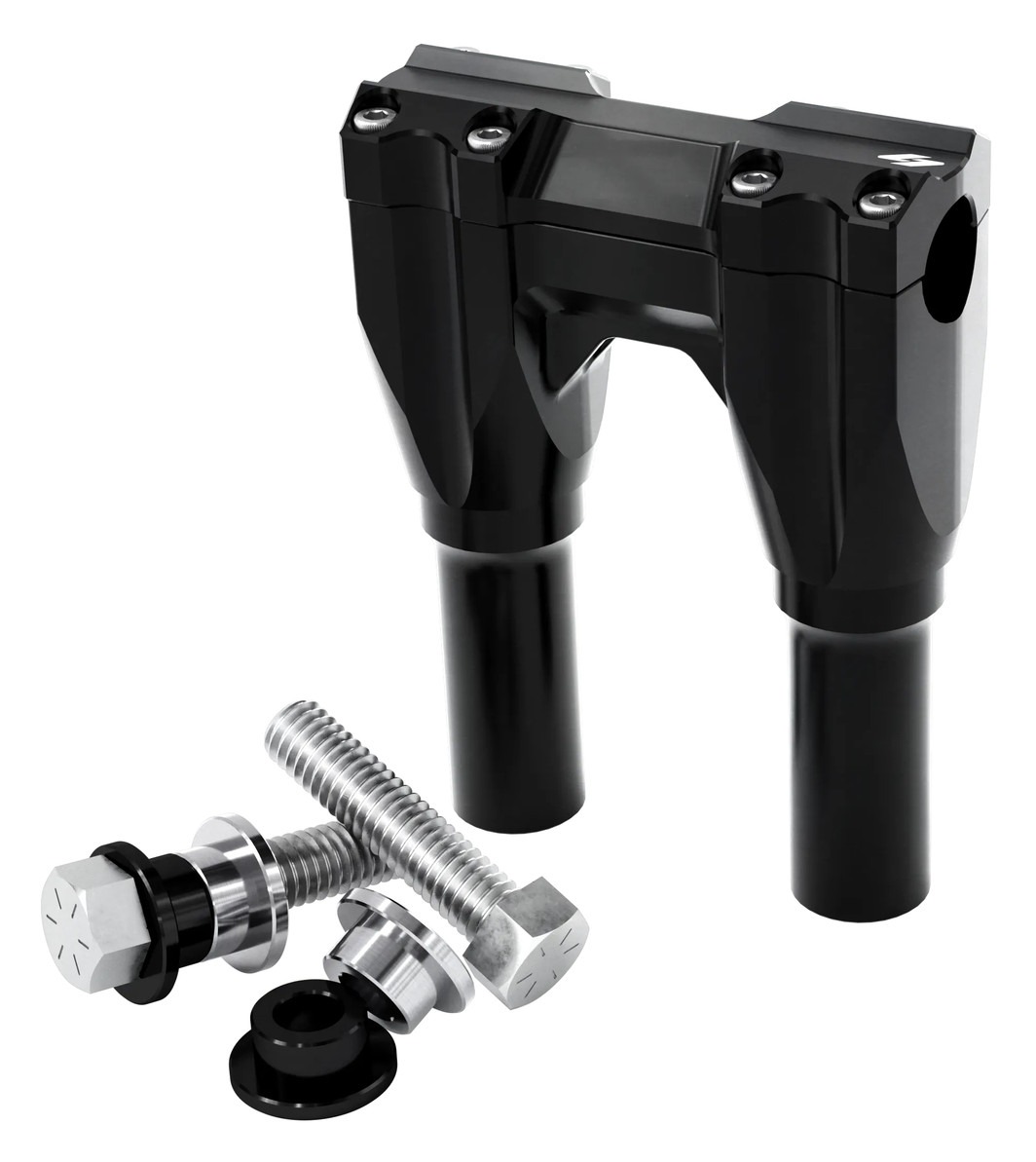 Kraus Isolated Straight Risers For Harley 1973-2017 - Cycle Gear