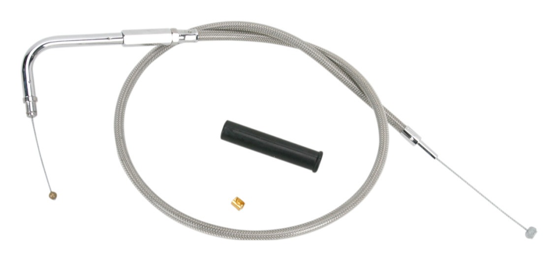 Drag Specialties Stock Length Throttle Cable For Harley Softail FXS ...