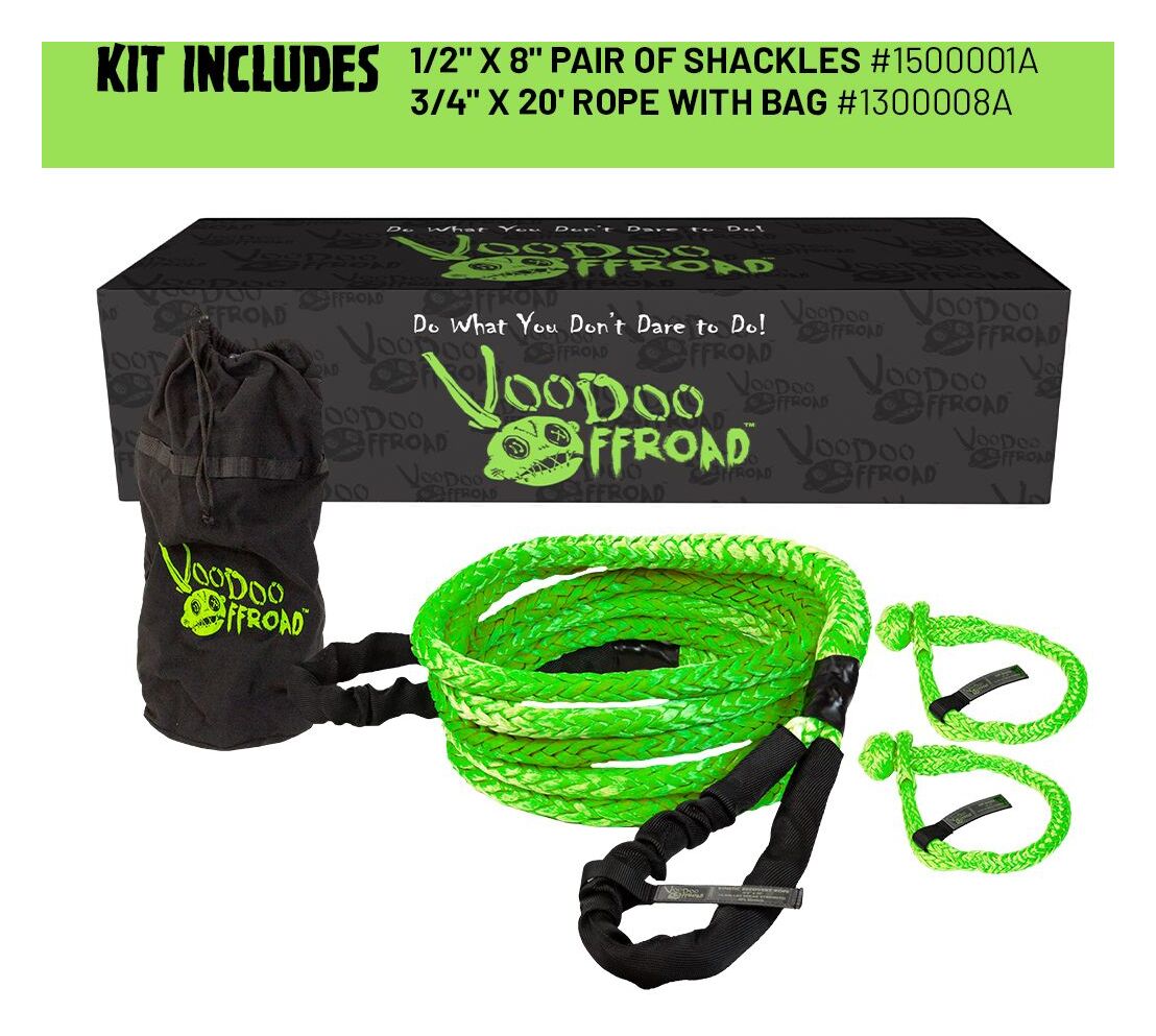 Voodoo Offroad Guardian Series Light Duty Recovery Package - Cycle Gear