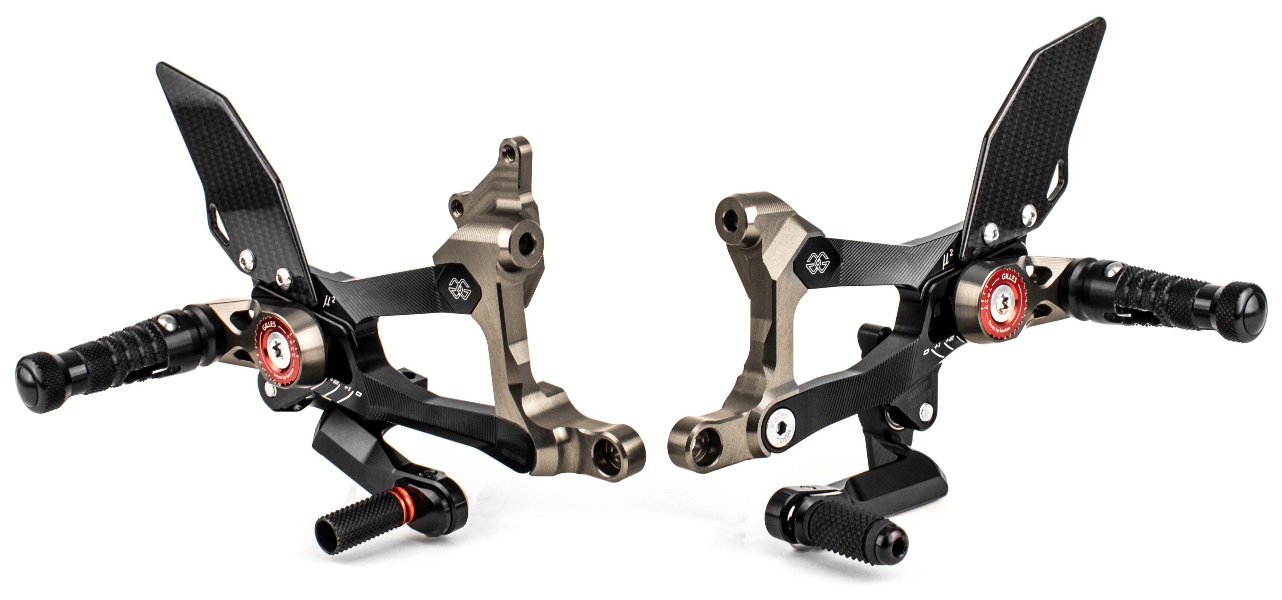 Gilles Tooling MUE2 Rearsets Ducati Panigale V4 2018-2021 - Cycle Gear