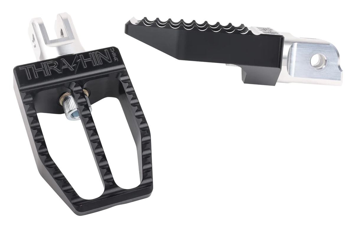 Thrashin Supply Militant Driver Foot Pegs For Harley Softail 2018-2026 ...