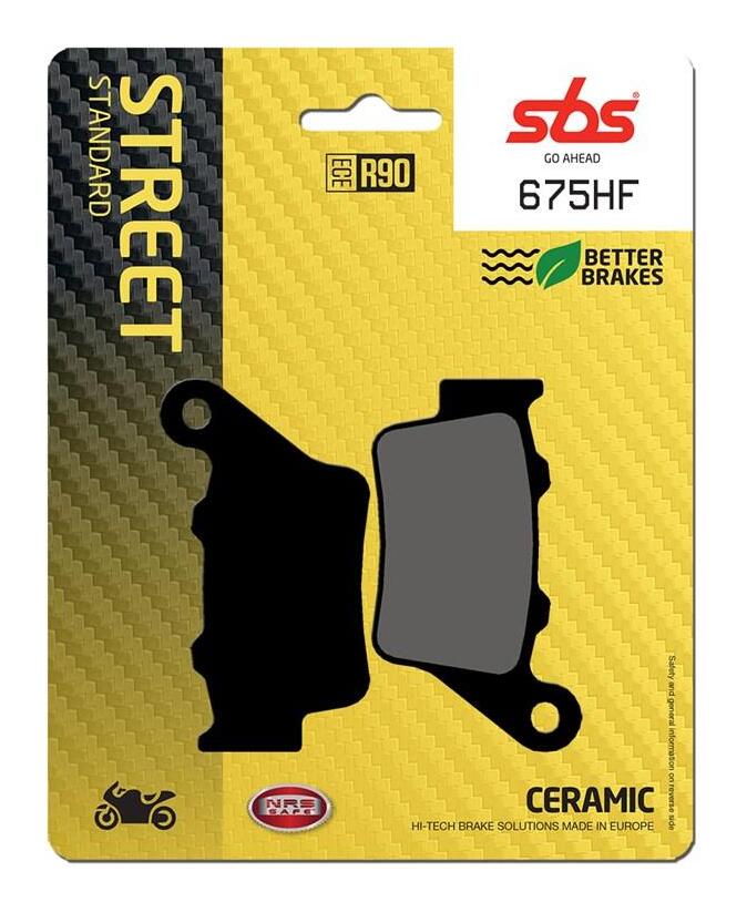 SBS HF Ceramic Rear Brake Pads 675HF - Cycle Gear