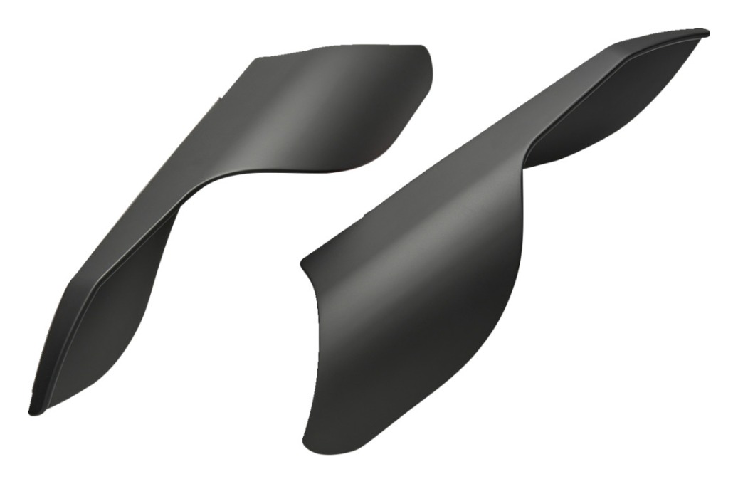 Ciro Mid-Frame Heat Deflectors For Indian Touring 2014-2025 - Cycle Gear
