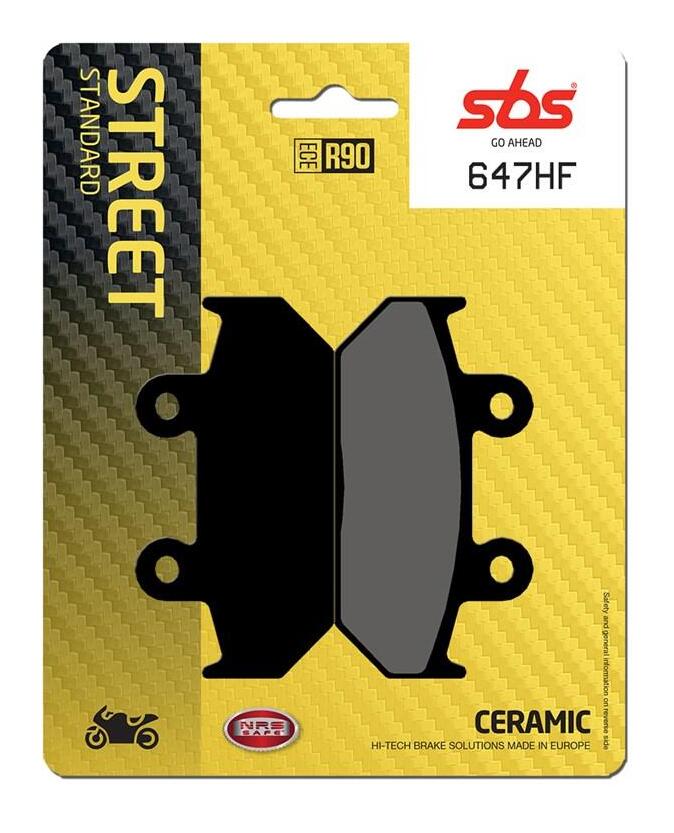 SBS HF Ceramic Front Brake Pads 647HF - Cycle Gear