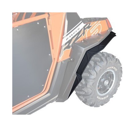 Powermadd Rear Fender Flare Extension Kit Polaris RZR S 800 / RZR 4 800 ...