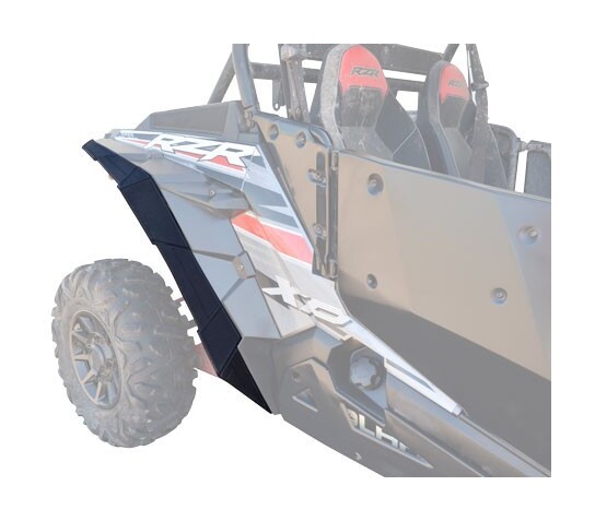 Powermadd Rear Fender Flare Extension Kit Polaris RZR XP 900 / 1000 (64 ...