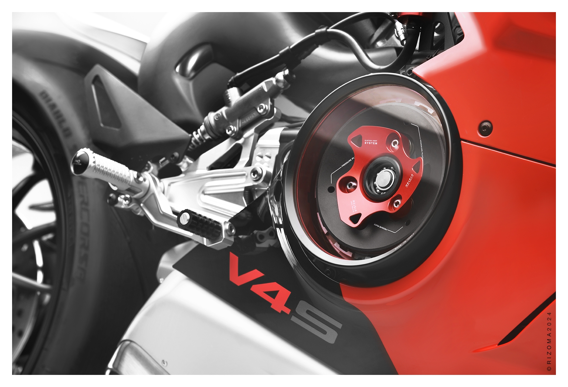 Rizoma Transparent Clutch Cover Ducati - Cycle Gear