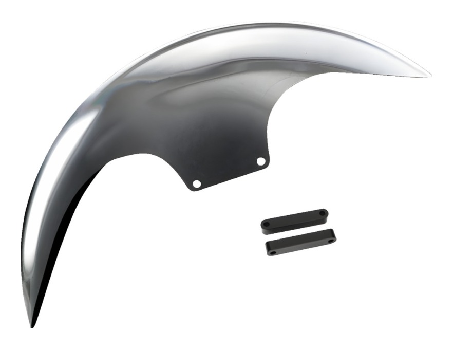 Paul Yaffe Real Steel Cafe Front Fender For Harley CVO Street Glide ...