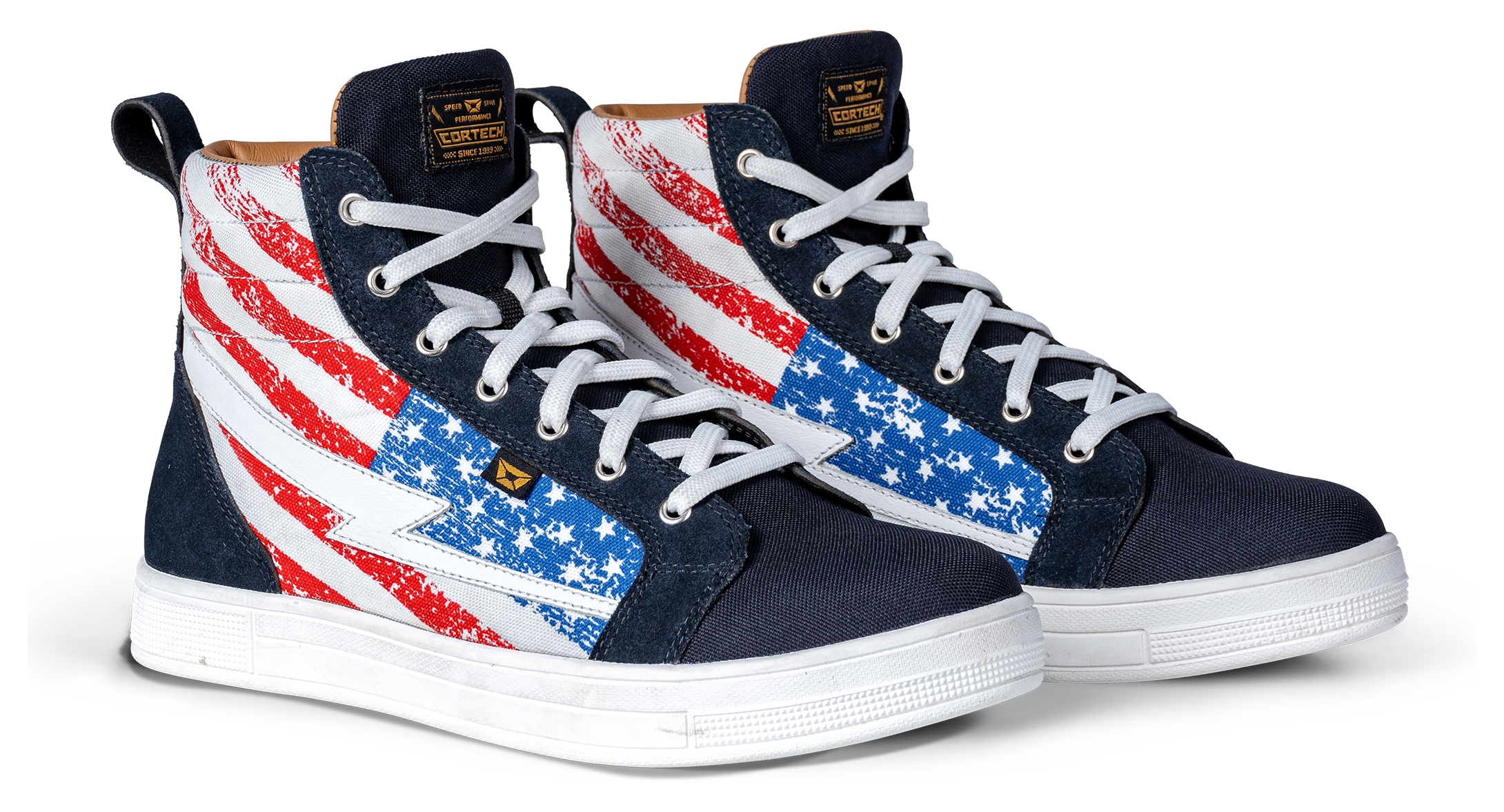 Cortech Slayer Limited Edition US Flag Shoes - Cycle Gear