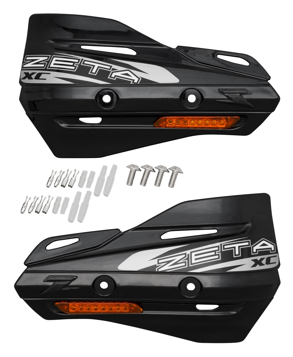 Zeta Armor-Guard LED XC Handshields - Cycle Gear