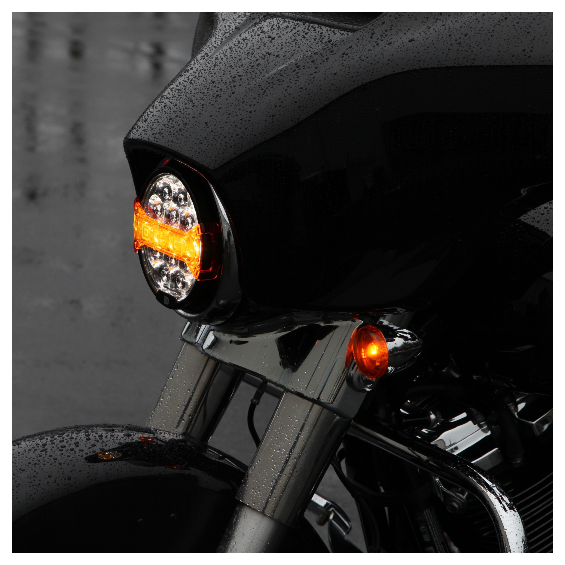 Denali Destroyer LED Headlight Kit For Harley Touring 2014-2025 - Cycle ...