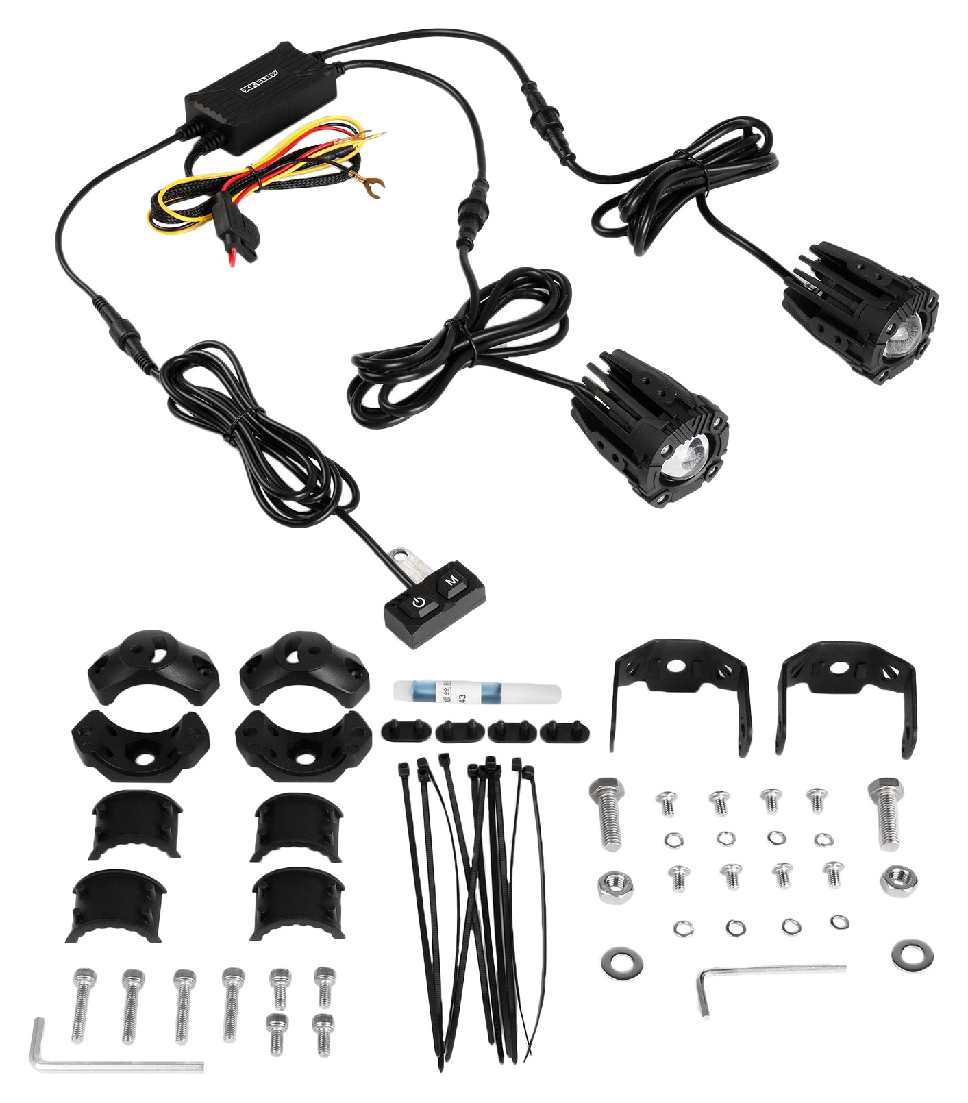 XKGLOW 2" Dual LED Driving Light Kit - Cycle Gear