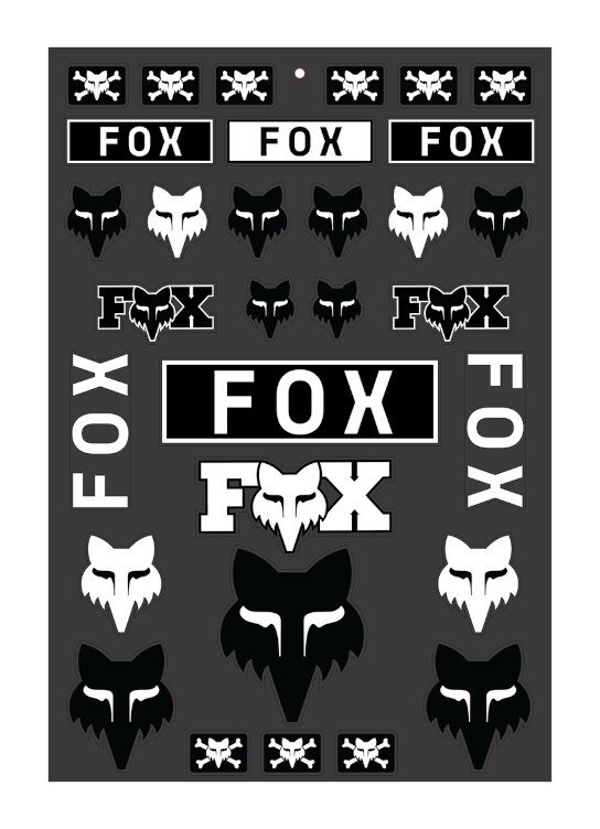 Fox Racing Fox Legacy Track Sticker Pack - Cycle Gear