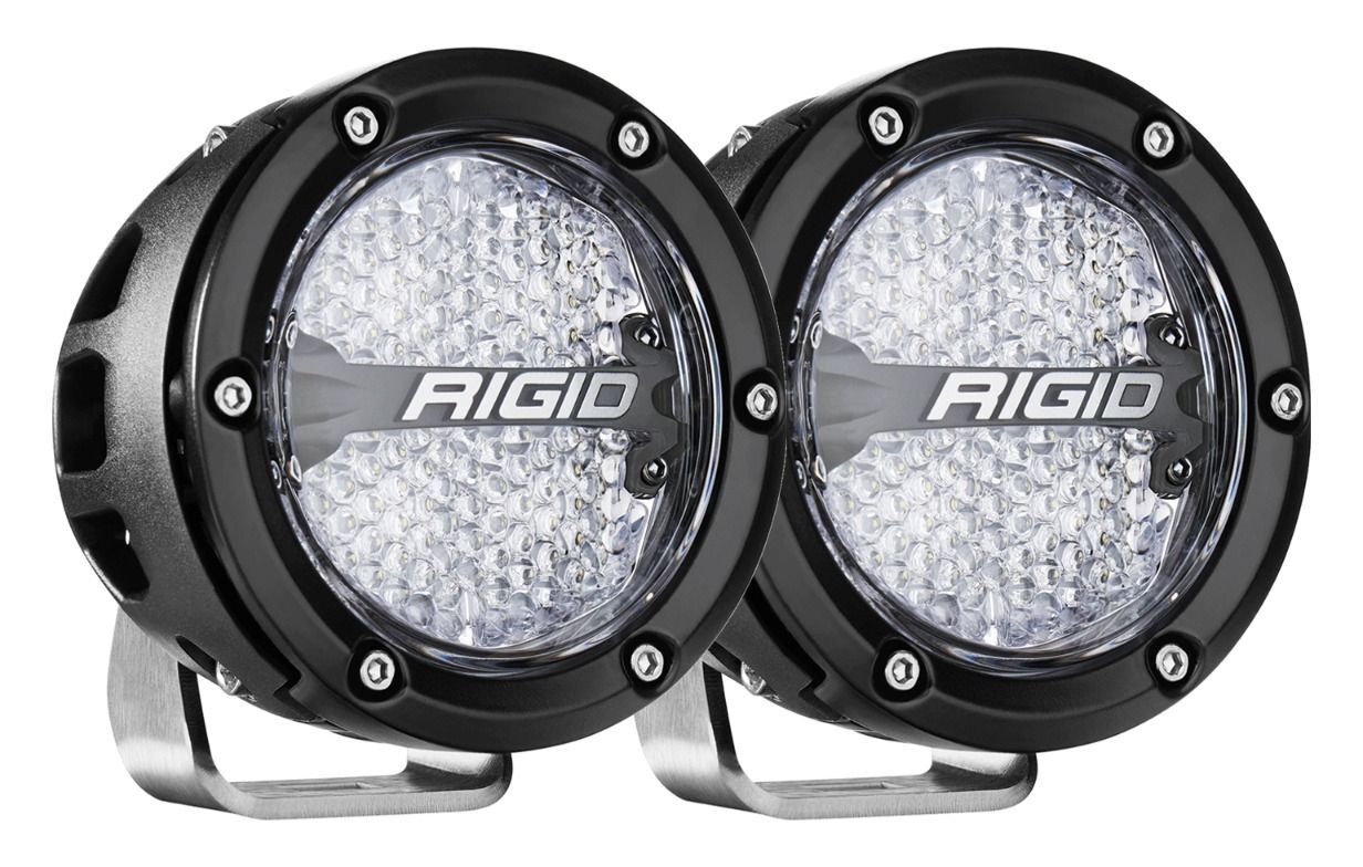 Rigid 360-Series RGBW 4 Inch Round Lights - Cycle Gear