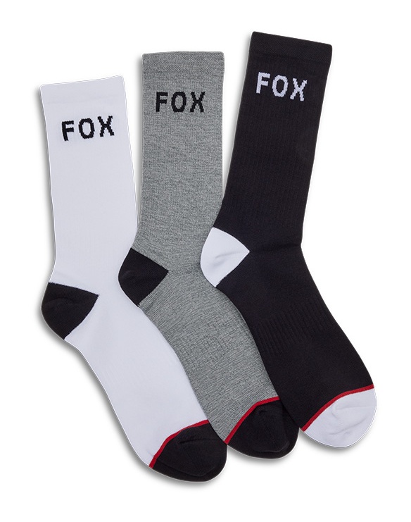 Fox Racing Fox Crew Sock 3 Pack - Cycle Gear