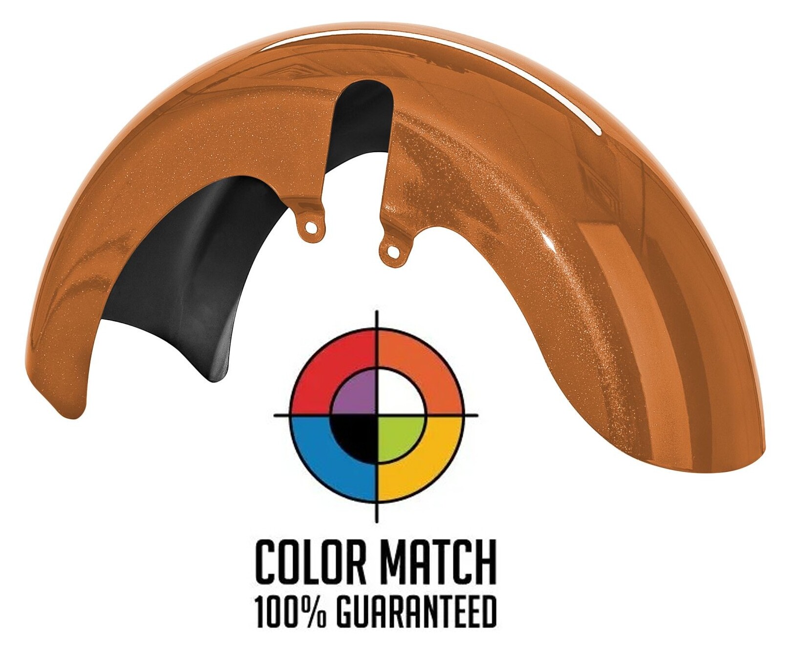 HogWorkz OE Color Matched 18" Fat Tire Wide Front Fender For Harley ...