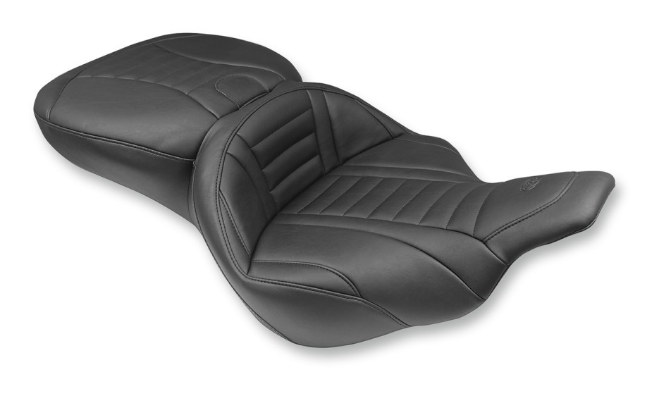 Mustang Super Touring Deluxe Seat For Harley Touring 1997-2007 - Cycle Gear