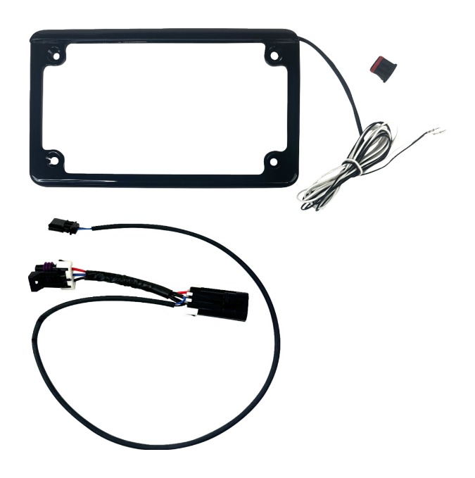 Custom Dynamics License Plate Frame Can-Am Maverick 2017-2025 - Cycle Gear