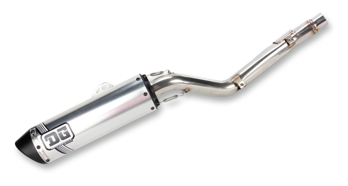 DG Performance V2 Slip-On Exhaust Suzuki DRZ 400E 2000-2011 - Cycle Gear