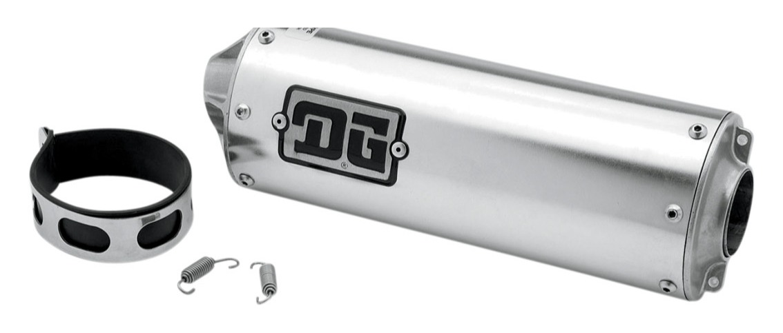DG Performance Universal Slip On Exhaust - Cycle Gear