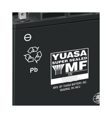 Yuasa Motorcycle Battery Yuasa YUAM7250H YTX24HL Factory Activated AGM ...