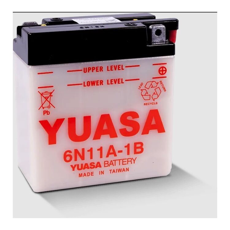 Yuasa 6N11A-1B 6 Volt Conventional Battery - Cycle Gear