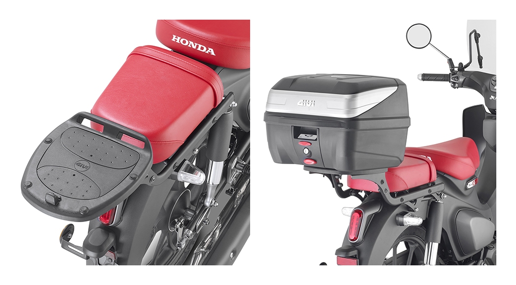 Givi SR1195 Monolock Top Case Rack Honda Super Cub 2022-2024 - Cycle Gear