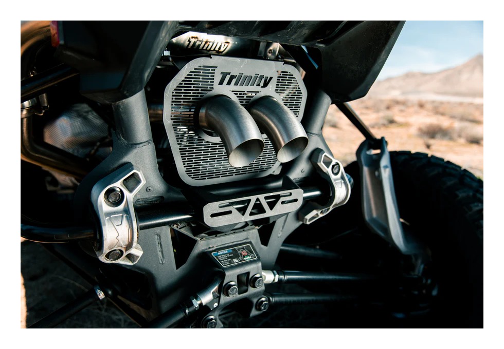 Trinity Racing Slip-On Center Exit Exhaust Can-Am Maverick R 2024-2025 ...