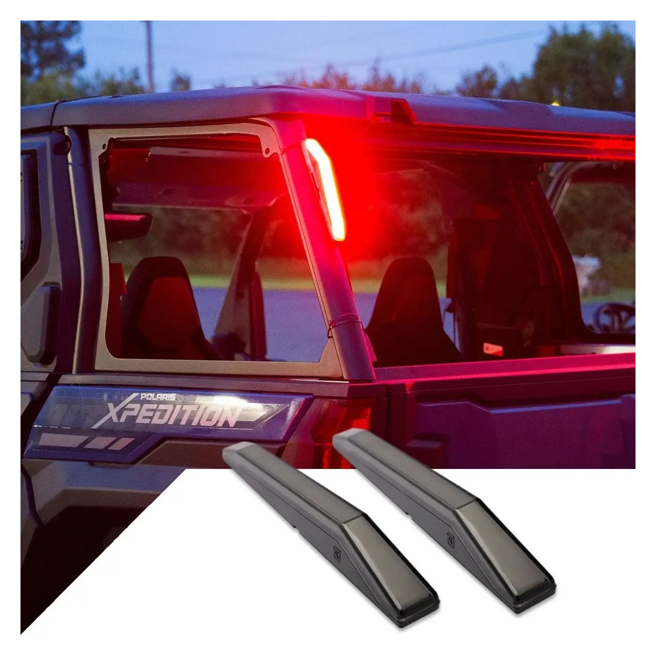 Ravek Plug & Play Apex Red Running / Brake Lights Polaris Xpedition ...