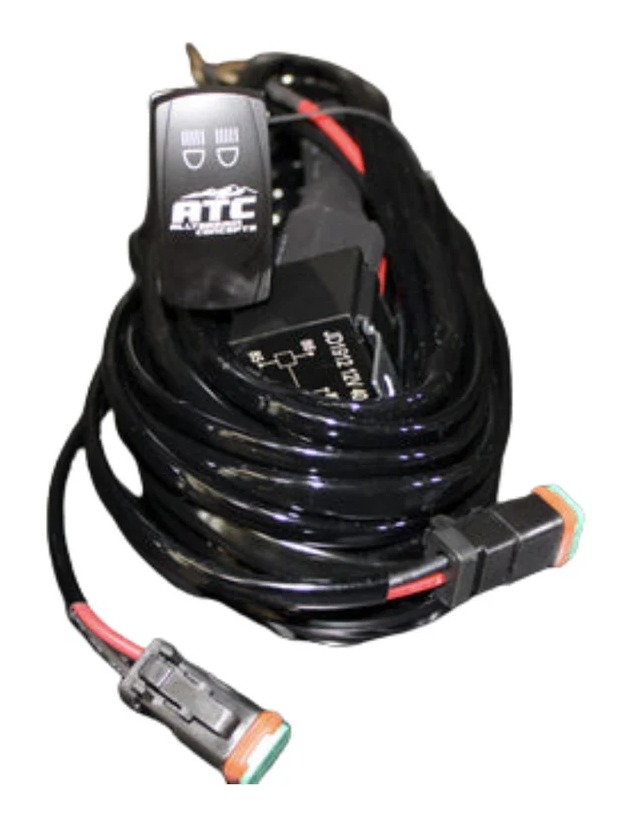 All Terrain Concepts Dual Spotlight 3-Way Wiring Harness - Cycle Gear