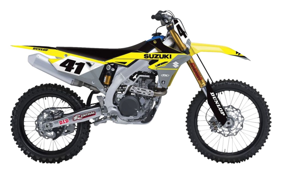 Factory Effex EVO 21 Shroud / Airbox Graphics Kit Suzuki RMZ250 ...