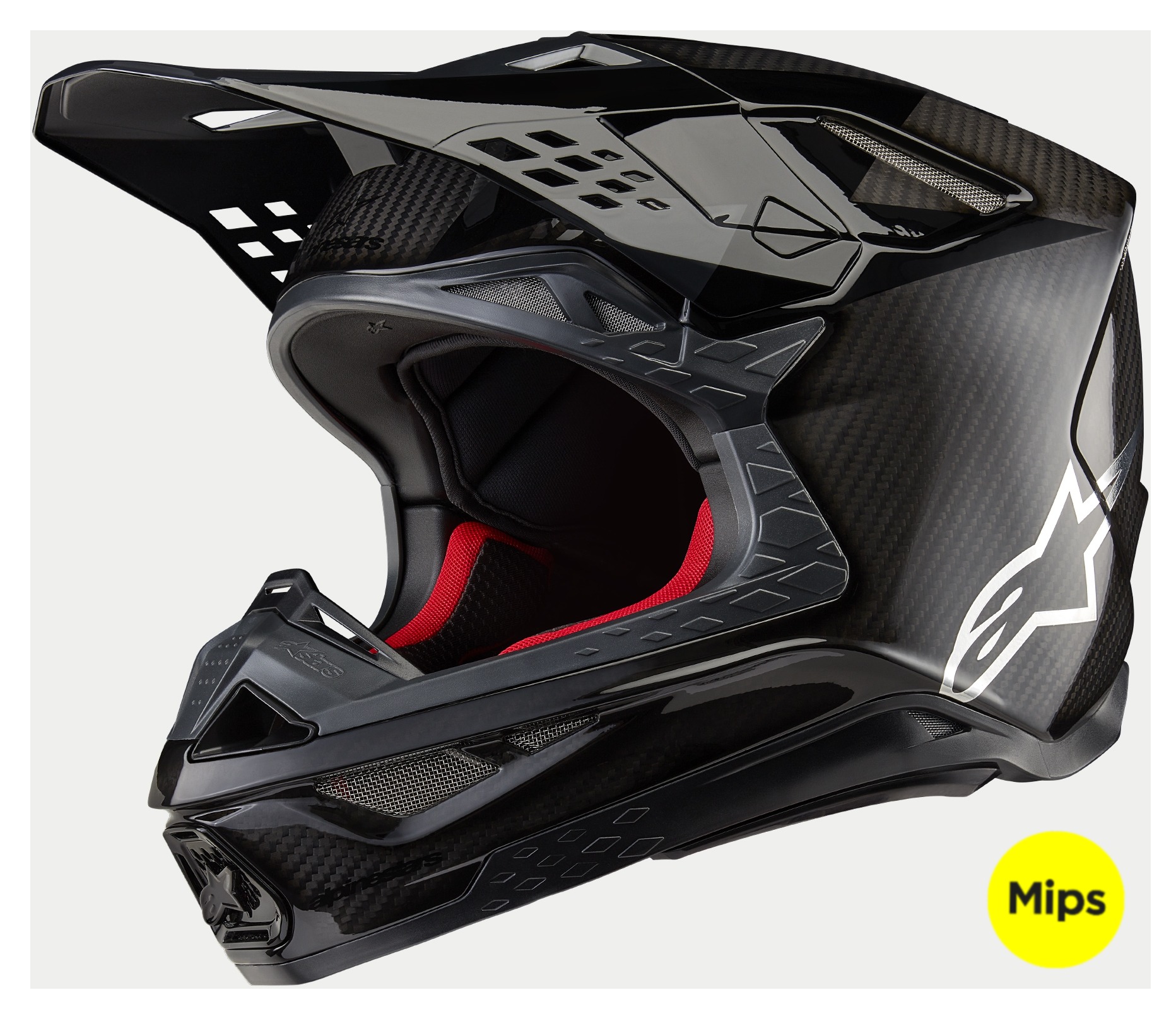 Alpinestars Supertech M10 Carbon Fame Helmet - Cycle Gear