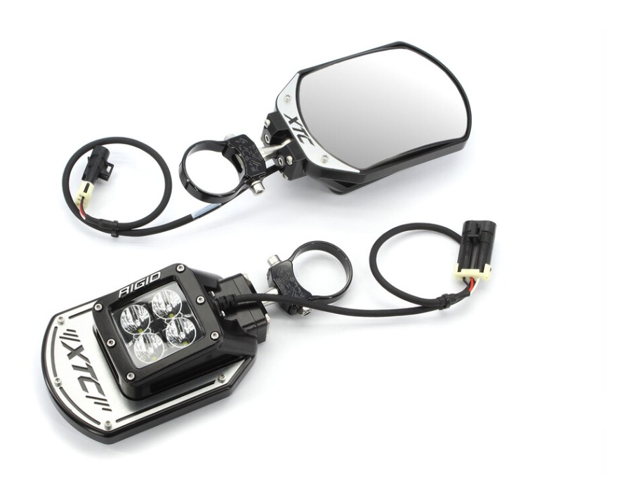 XTC Power Products SIX12 UTV Billet LED Side Mirrors - Cycle Gear