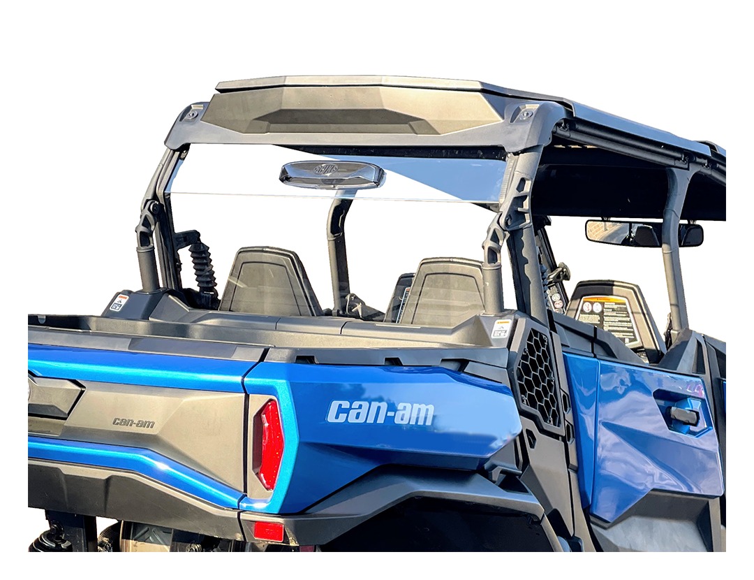 Spike Vented Rear Windshield Can-Am Commander Max 700 / 1000 / Maverick ...