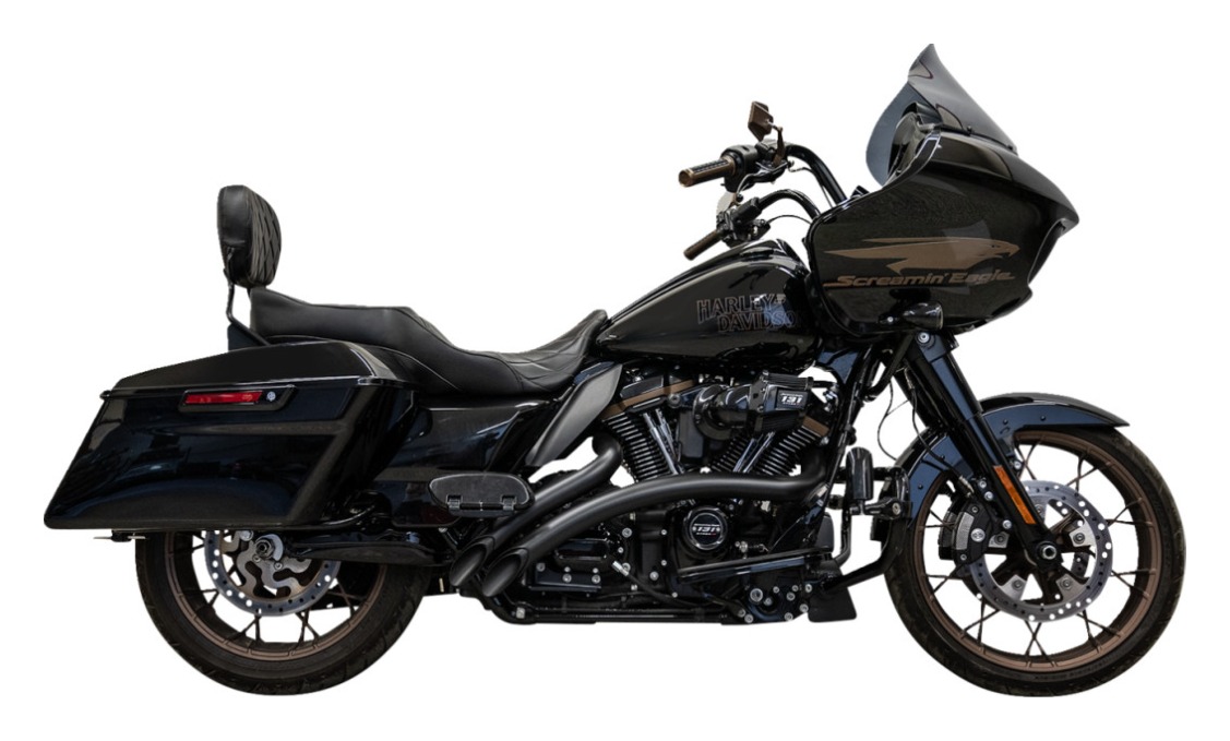 Bassani Sweeper Radial Exhaust System With Heat Shields For Harley ...