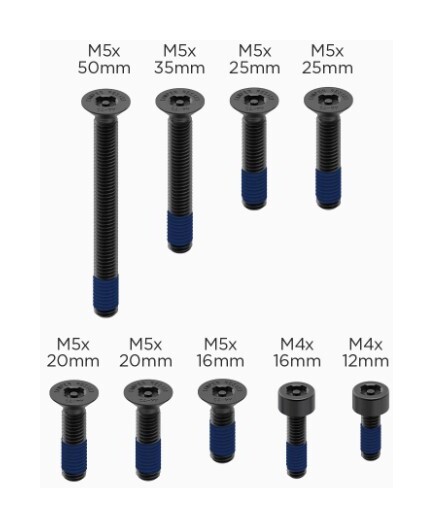 Quad Lock Anti-Theft Screw Kit - Cycle Gear