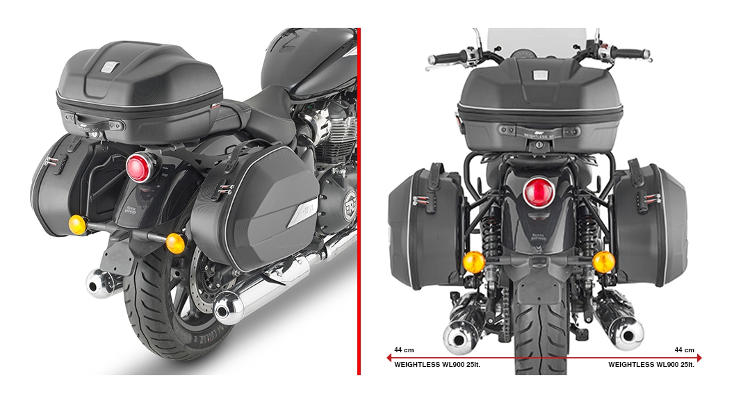 Givi PL9058 Monokey Side Case Racks Royal Enfield Super Meteor 650 2023 ...