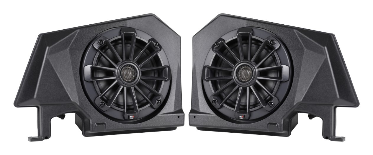 MB Quart Rear Speakers With Enclosures Polaris RZR / Pro / XP 2020-2026 ...