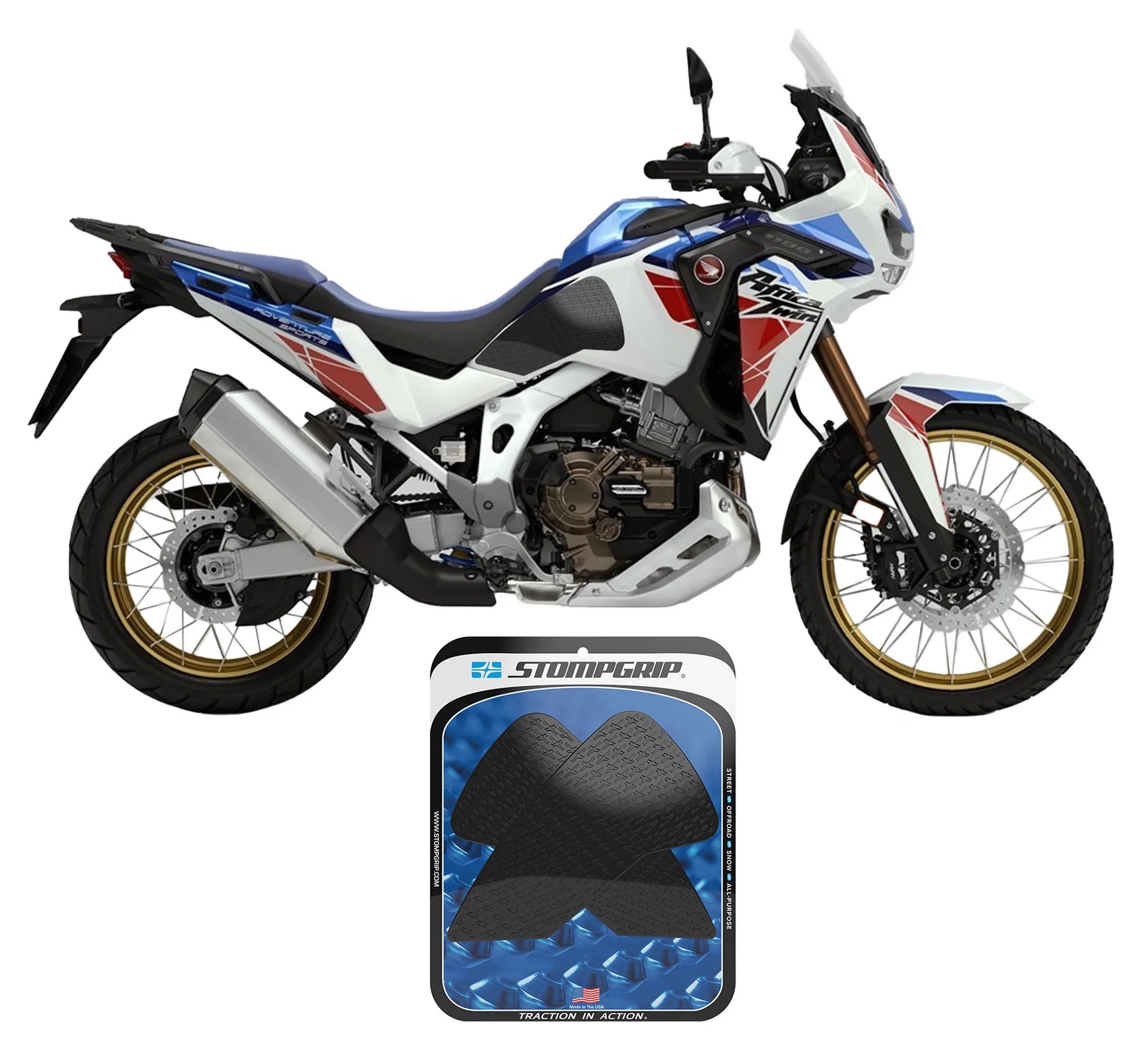 Stompgrip Tank Pad Honda Africa Twin Adventure Sports ES 2021-2025 ...