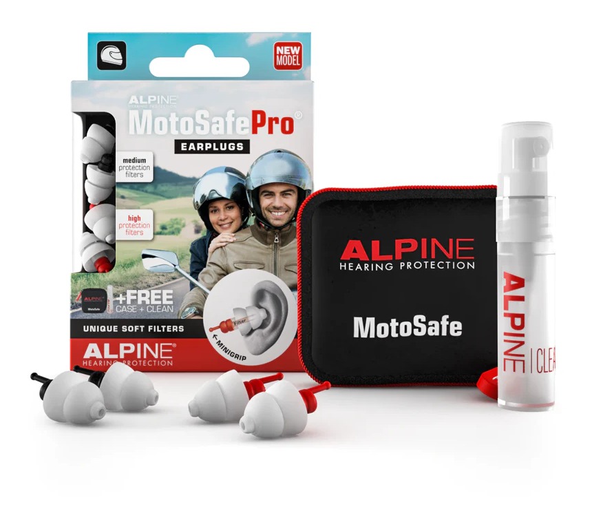 Alpine Hearing Protection MotosafePro Earplugs Dual Pack - Cycle Gear