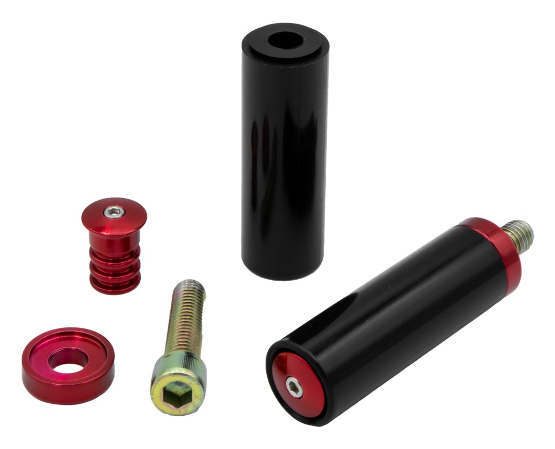 Santoro Fabworx Frame Mount Rear Peg Replacement Sliders For Harley ...