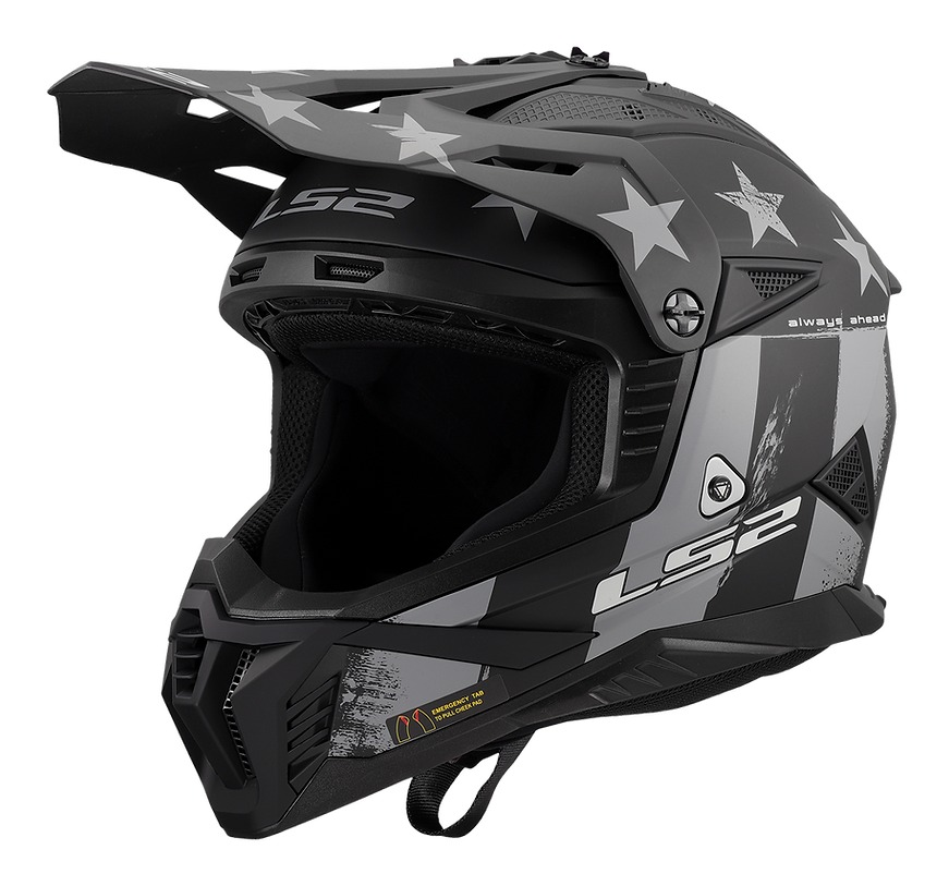 LS2 Gate II Battle Scar Helmet - Cycle Gear