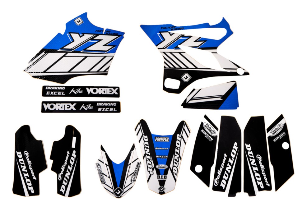 FLU Designs PTS 6 Graphics Kit Yamaha WR250F / WR450F 2007-2013 - Cycle ...