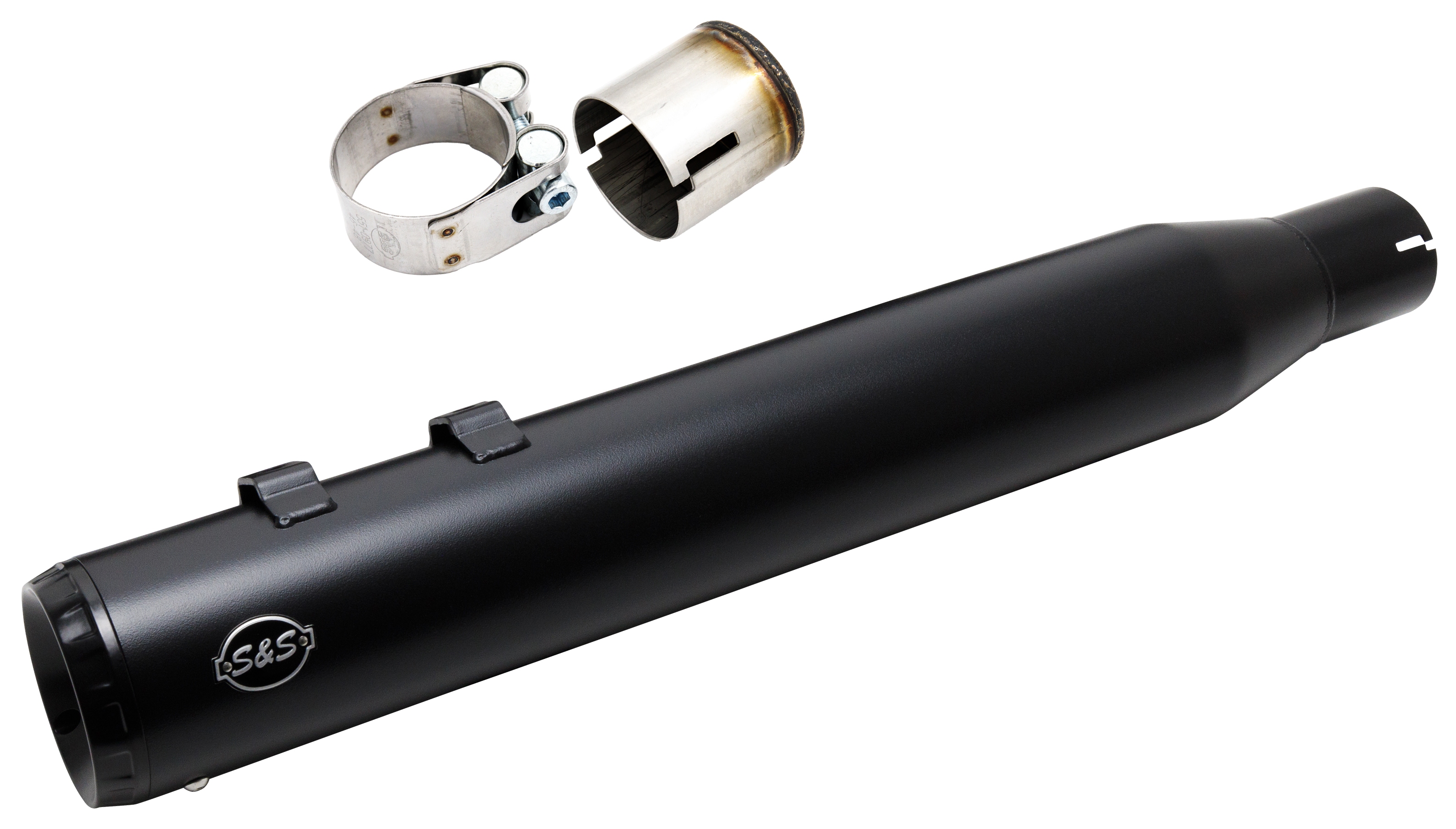 S&S Cycle 2 Into 1 Swindler 4" Muffler Kit For Harley Touring 2017-2026 ...