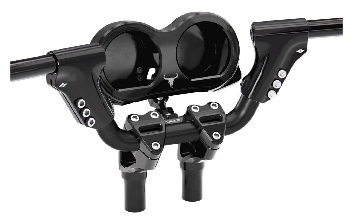Kraus Open Road Bar & Riser Kit For Harley Road Glide 2015-2025 - Cycle Gear