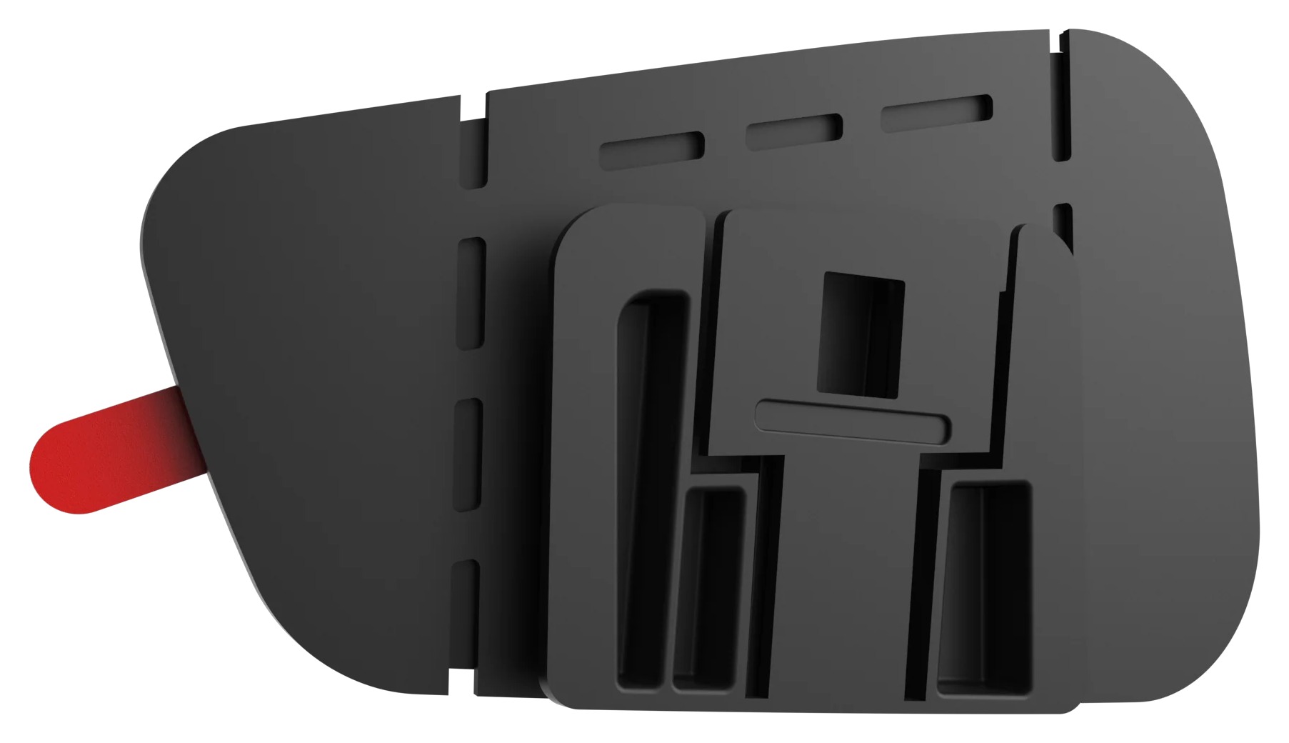 Cardo PackTalk Bold / Black Adhesive Plate - Cycle Gear