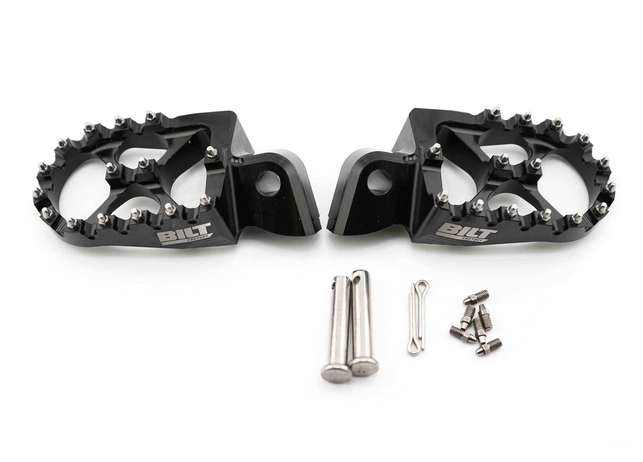 BILT FACTORY MX Foot Pegs Yamaha / Fantic 85cc-450cc 1999-2026 - Cycle Gear
