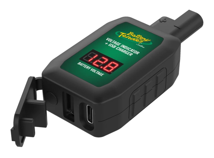 Battery Tender USB & USB-C Charging Adapter / Voltage Indicator - Cycle Gear