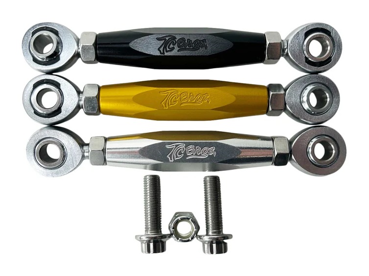 TC Bros Adjustable Shifter Linkage For Harley Dyna With Mid Controls ...